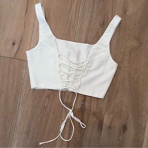 Princess Polly | Tops | Nwt Princess Polly Holland White Top | Poshmark